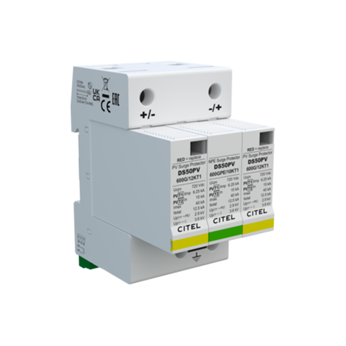 Citel DS50PVS-600G/12KT1 SPD, type 1 2, 600VDC, 15kA