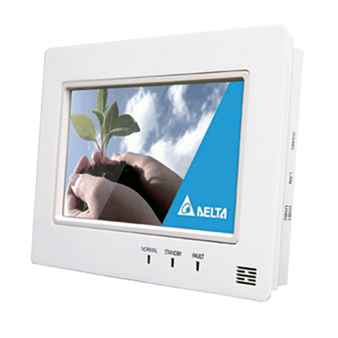 Delta Module system, wall-mounted, HMI, touch screen
