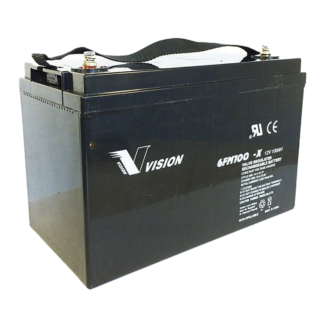 Vision Deep Cycle AGM battery, 12V, 100Ah