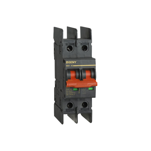 Zjbeny Mini circuit breaker, 2-pole, 600V, 63A